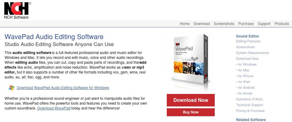 Deal Nch Software Wavepad Sound Editor Masters Edition Software